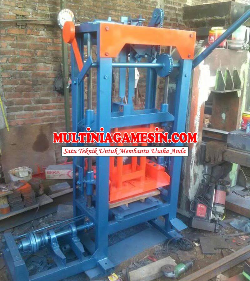 Mesin Cetak Batako - Press Batako Manual - Multiniaga Mesin